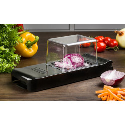 ALLIGATOR hagyma kockázó gyűjtőedénnyel - fekete modell